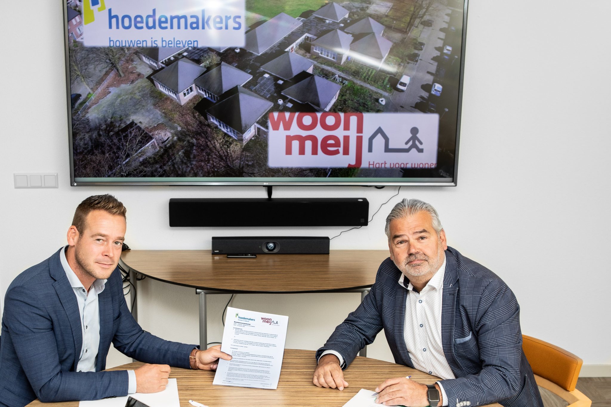 Woonmeij en Hoedemakers tekenen bouwteamovereenkomst - Hoedemakers
